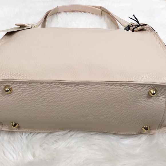Innue | Bags | Innue Leather Bag Large Tote Shoulder Nude Cream | Poshmark